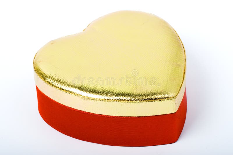 Red Box With Gold Cover Picture. Image: 4127286