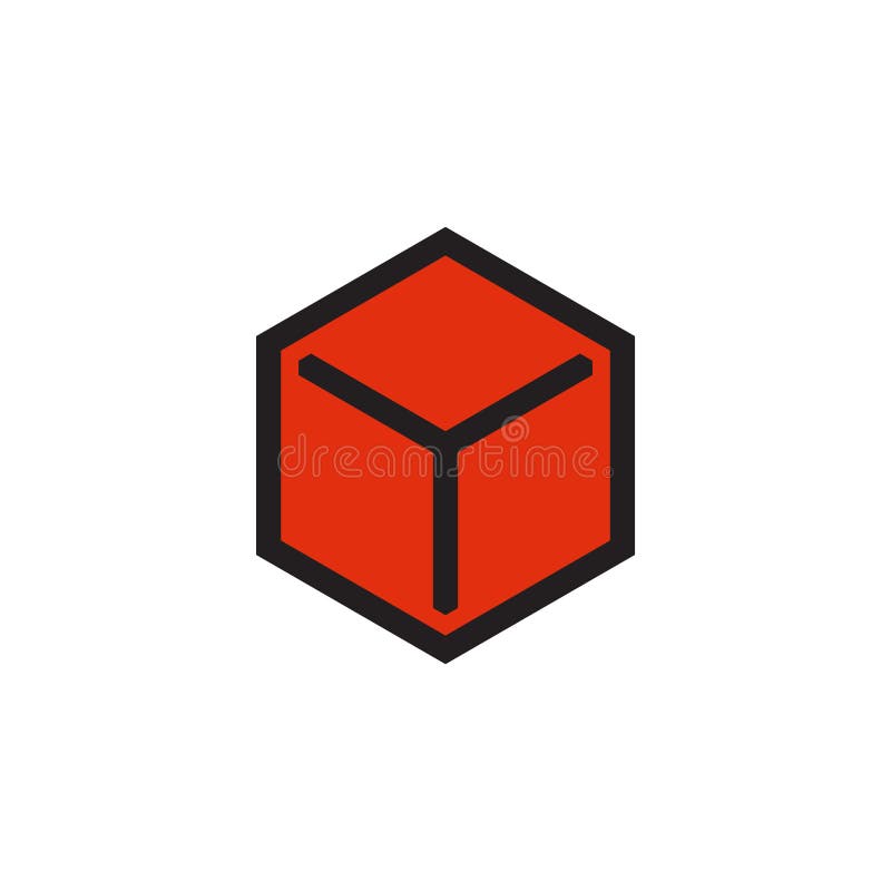 Red Box Icon Design Template Vector Isolated Illustration Stock Vector ...