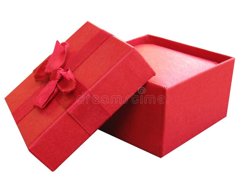 Red box open stock image. Image of gift, open, valentines - 8457169