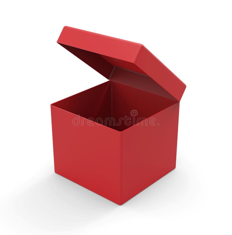 Red box, square shape stock illustration. Illustration of holiday ...