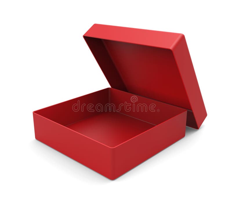 Red box, square shape stock illustration. Illustration of anniversary ...