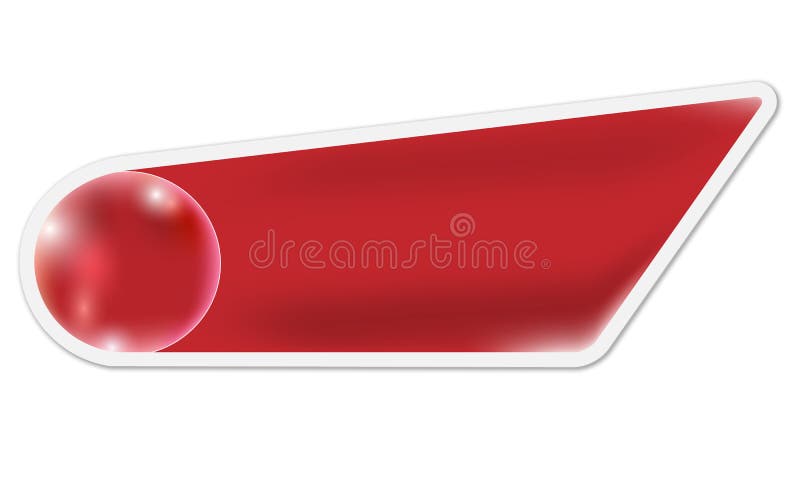 Red box for text stock vector. Illustration of light - 33568190