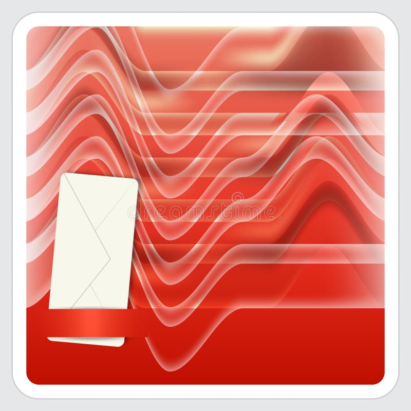 Red box for text stock vector. Illustration of sheet - 34590371