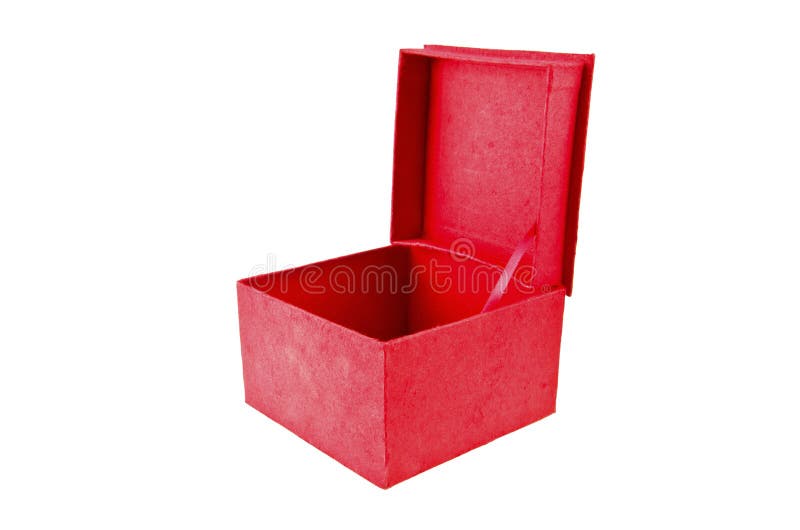 Red box three stock photo. Image of present, open, paper - 66775350
