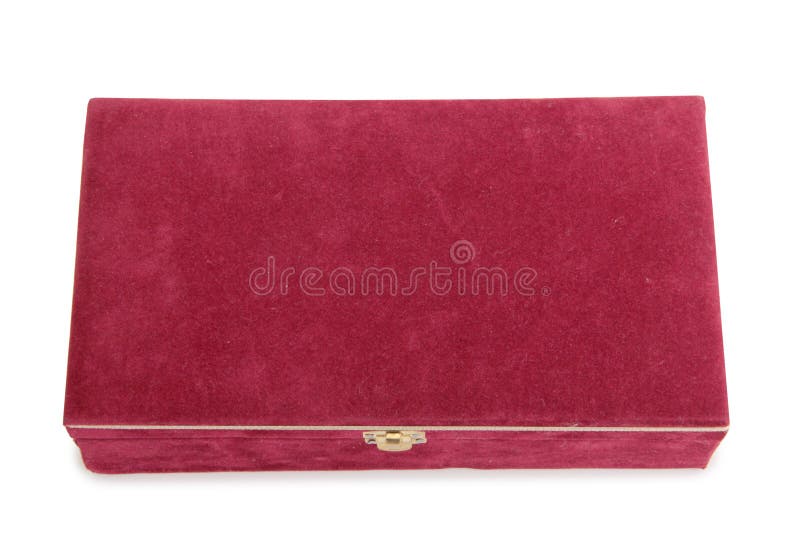 Red box on white stock image. Image of carton, paper - 77493745