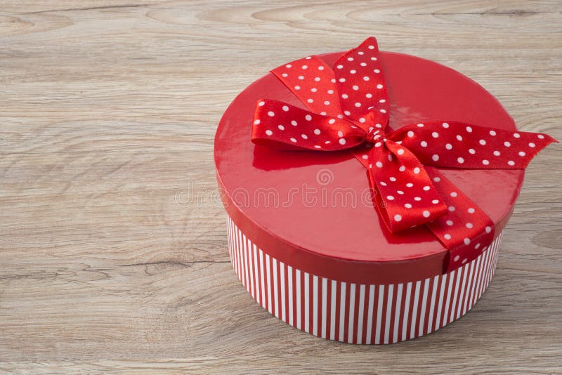 Red box on wood stock image. Image of happy, celebration - 28942125