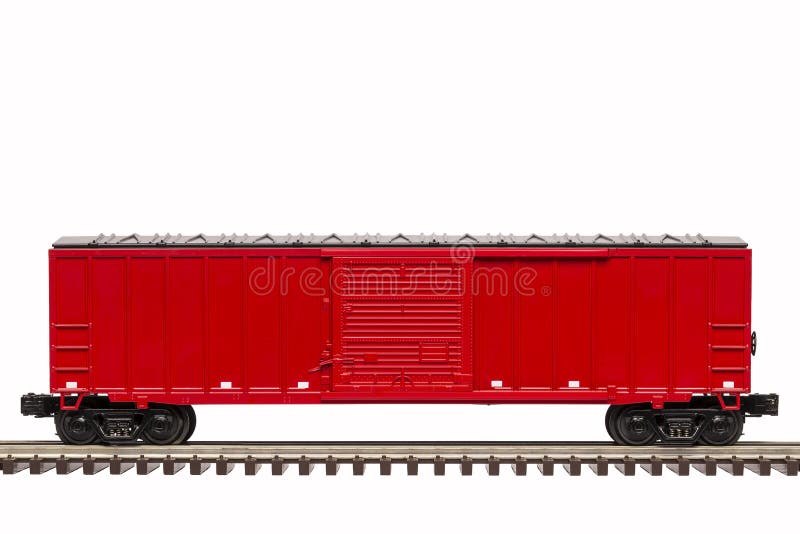 Red Boxcar stock photo. Image of boxcar, cargo, empty - 50817710