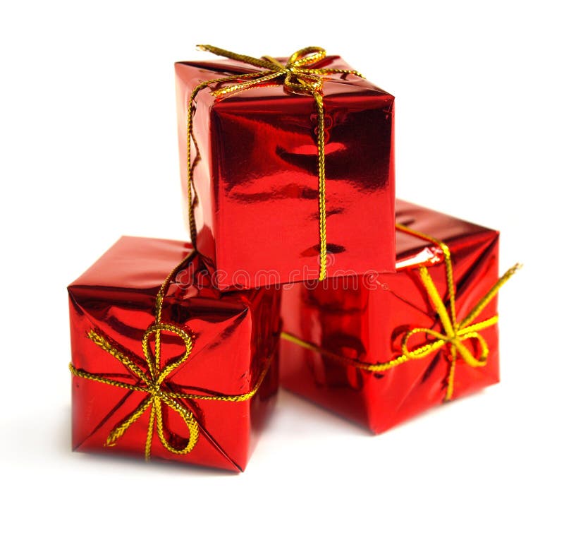 Red boxes with presents stock photo. Image of donative - 15047290