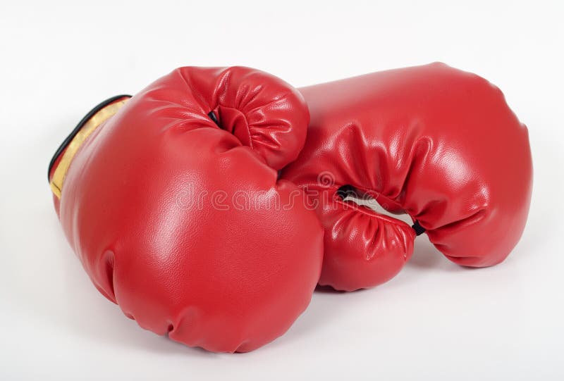 Red Boxing Gloves stock image. Image of sport, gloves - 16344473