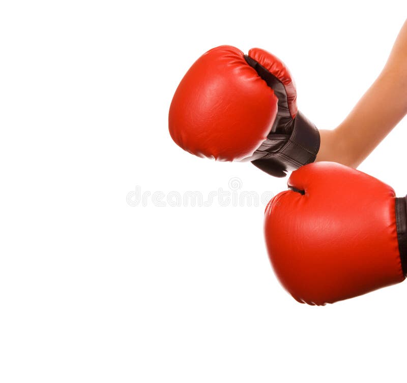 Red boxing gloves stock image. Image of professional, competition - 2277639