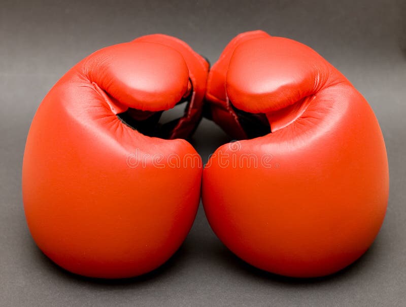 Red boxing gloves stock image. Image of gloves, black - 5072023