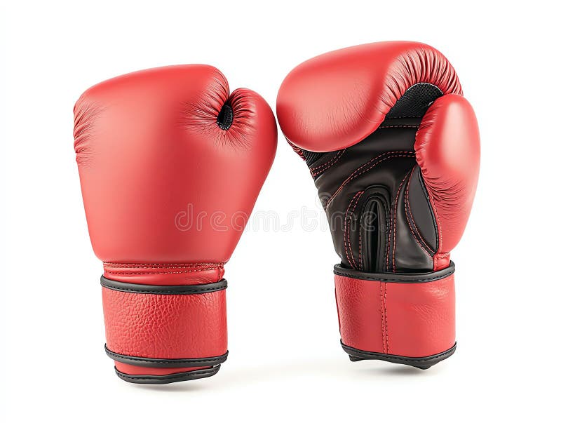 Red Boxing Gloves, AI Generated Stock Illustration - Illustration of ...