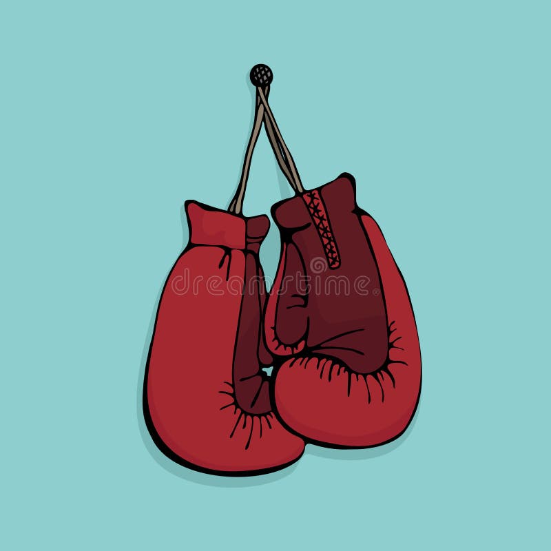 Boxing gloves vector stock vector. Illustration of accessory - 65407453