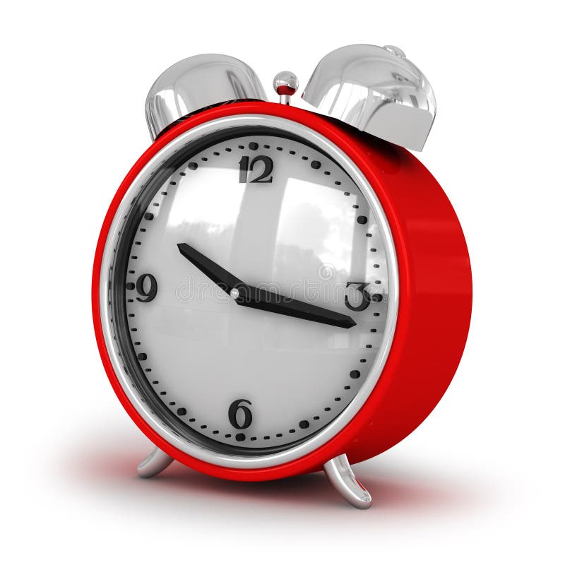 Time To Choose - Clock Reminds To Decide Stock Illustration ...