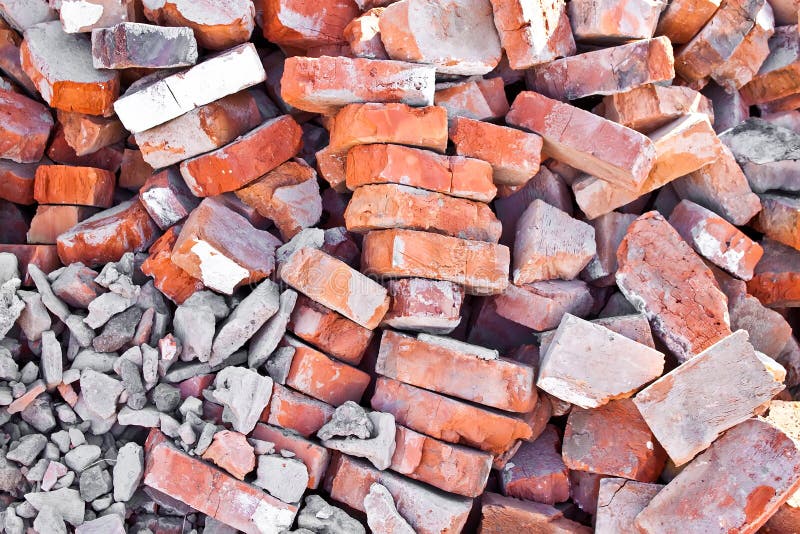 Brick Rubble stock image. Image of supplies, used, building - 3241577