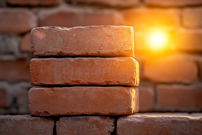 Red Brick Architecture with Precise Rectangular Shapes Built by Skilled ...