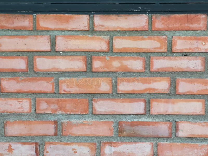 Red Brick Block Wall Show Pattern Stack Block Rough Surface Texture ...