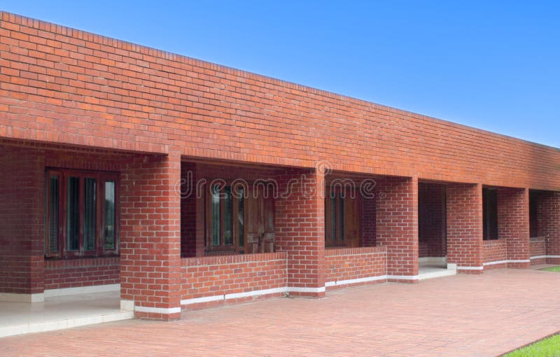Red brick building stock photo. Image of architecture - 16942226