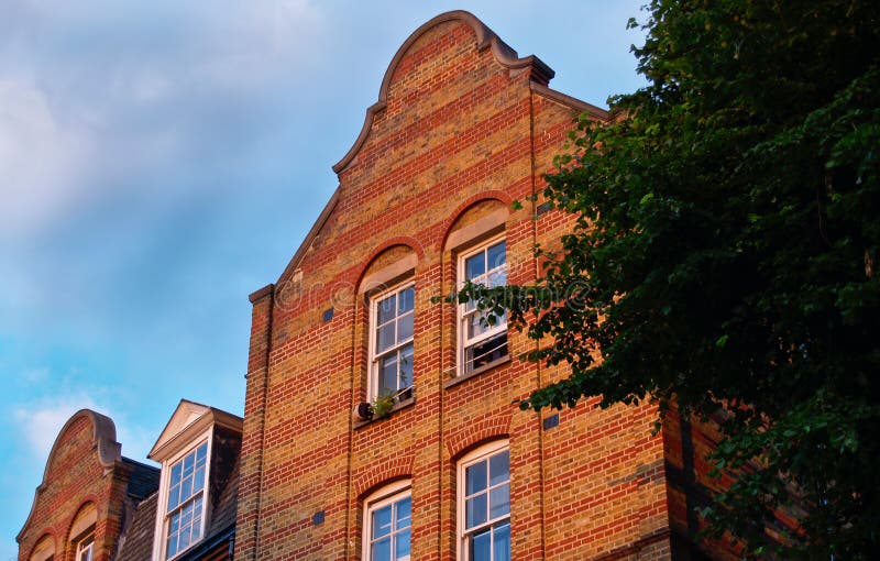 Red Brick Building Facade. Picture Image: 10143331