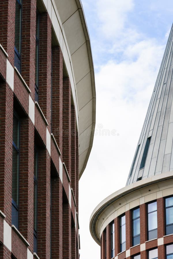 Red brick building facade stock photo. Image of facade - 80796448