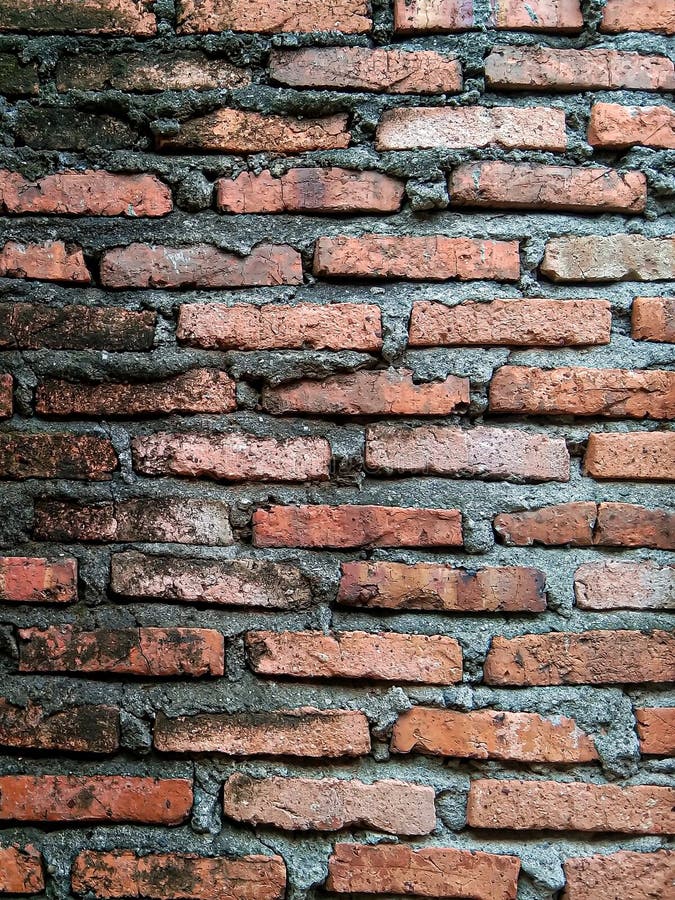 Red brick stock image. Image of iron, brickwork, rock - 239700225