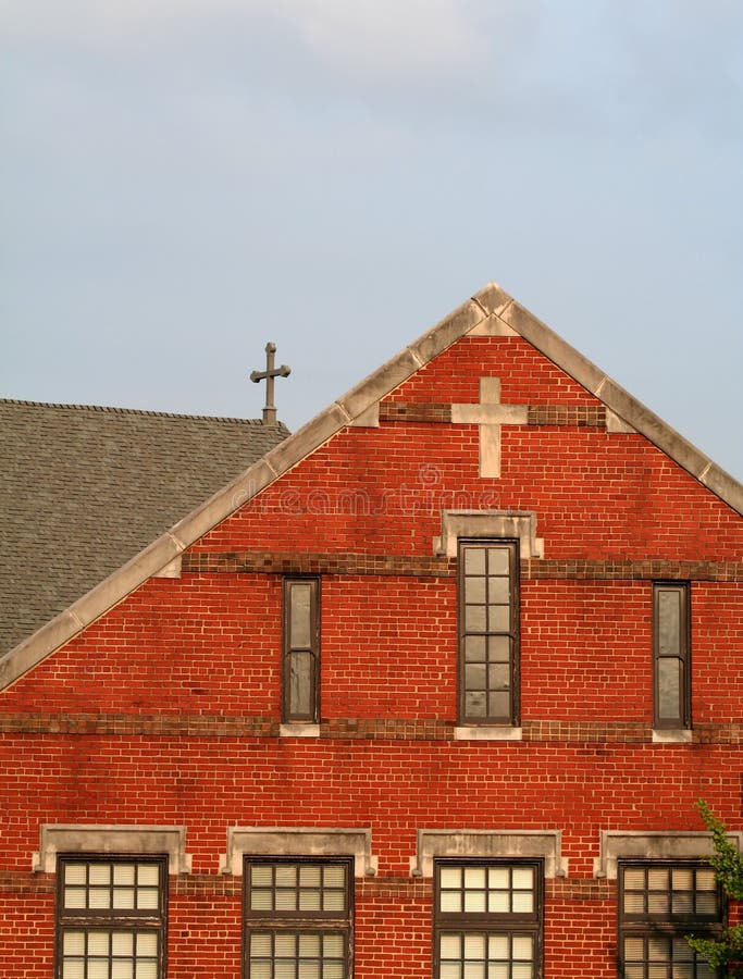 Red Brick Church stock photo. Image of church, spiritual - 2867006