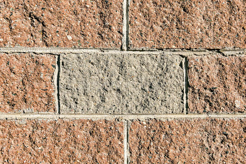 Red Brick Close-up, Natural Stone Surface Stock Image - Image of block ...