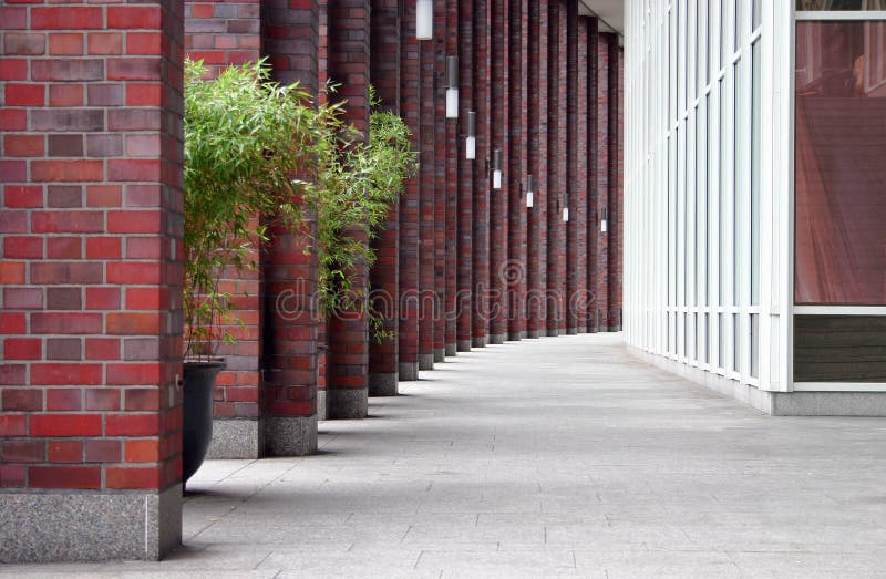 Brick Columns in Roman Ruins Stock Image - Image of archaeology ...