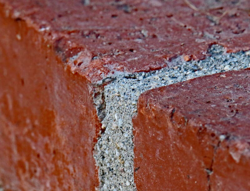 Red Brick Detail stock image. Image of corned, mortar - 108331419