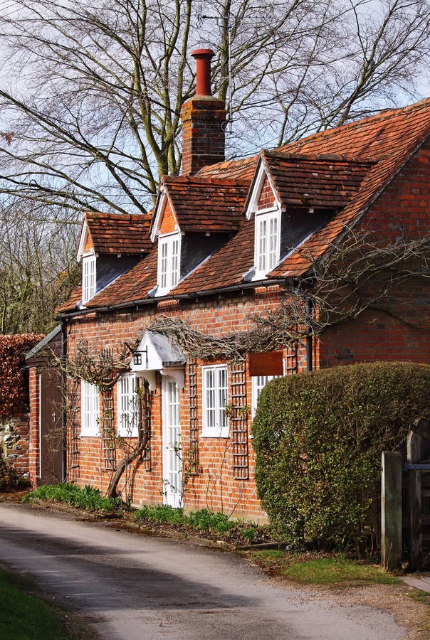 Pretty terraced cottage stock photo. Image of europe, architecture ...