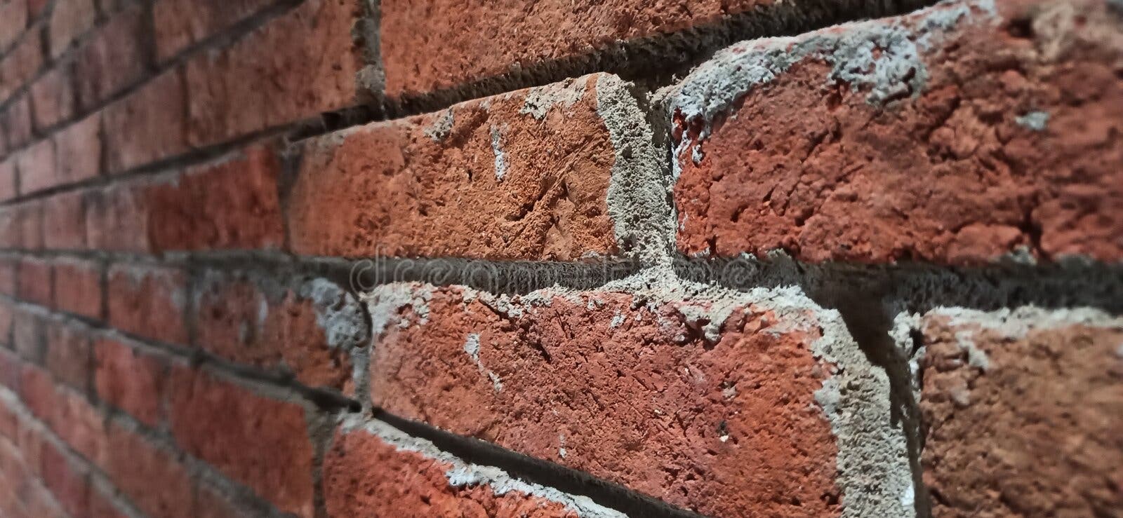 Old Brick Exposed Under Flaking Plaster Stock Image - Image of grungy ...