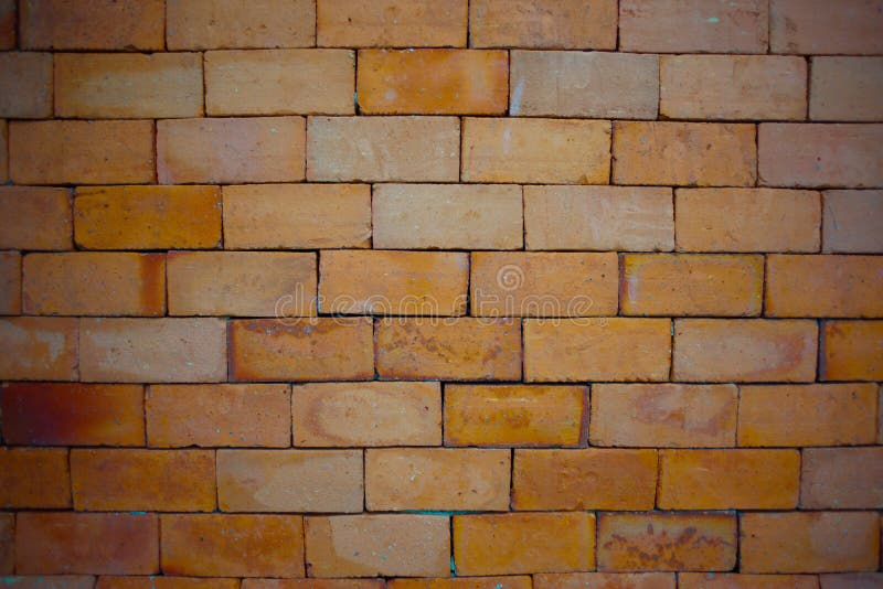 Red Brick for a Good Commercial Background Stock Image - Image of ...