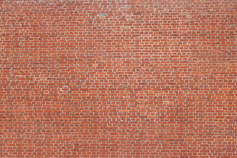 Red Brick Masonry Wall, Uneven, Broken and Black Burnt Bricks, Bright ...