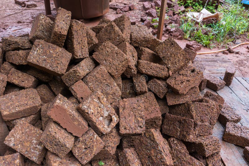 Red Brick Material for Building Brick Wall To the Industry Stock Image ...