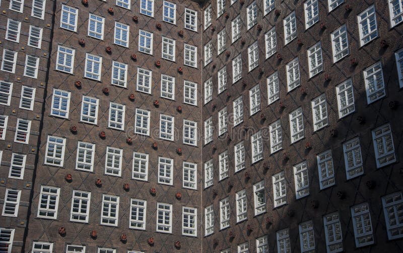 Red brick office building stock photo. Image of windowed - 34136042