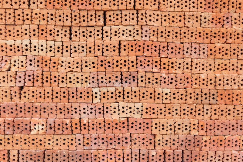 Red Brick Overlap.Red Brick Used in the Construction of the Wall Stock ...