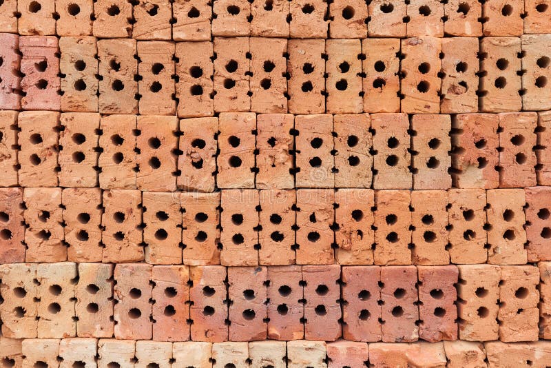 Red Brick Overlap.Red Brick Used in the Construction of the Wall Stock ...