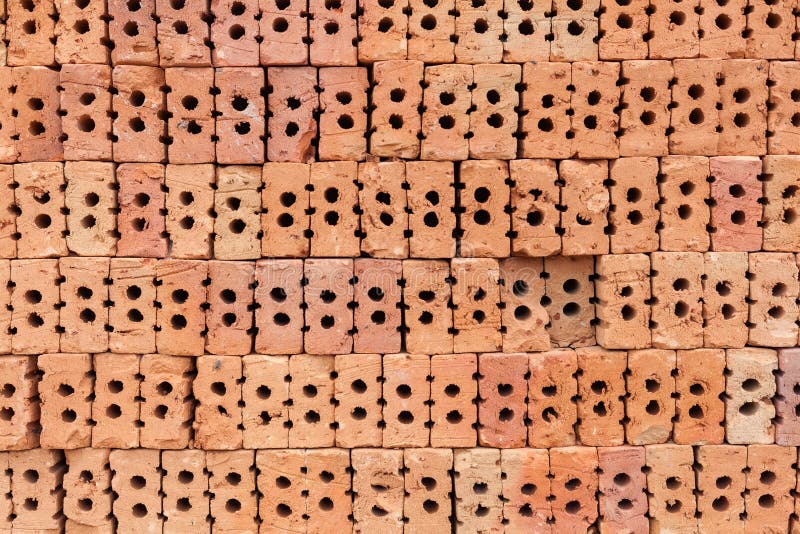 Red Brick Overlap.Red Brick Used in the Construction of the Wall Stock ...