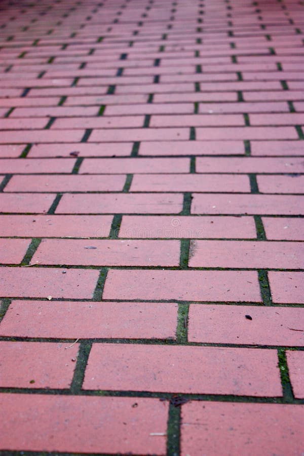 Red Brick Pathway Texture stock photo. Image of walkway - 351147636