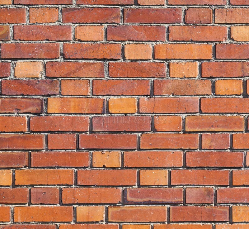 Red Brick Pattern in Sunlight Stock Photo - Image of history, structure ...