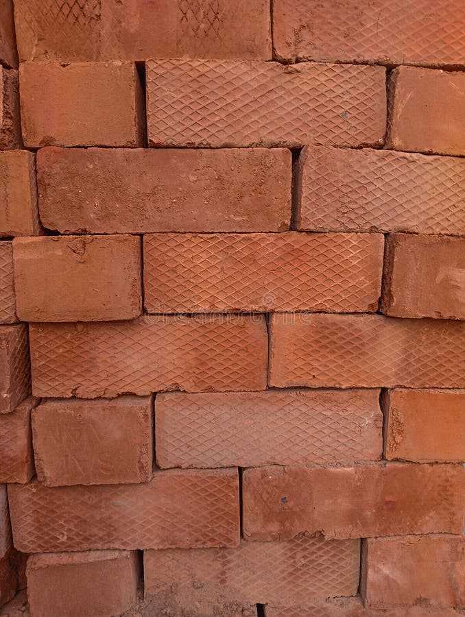Red brick patterns stock photo. Image of wall, property - 268312006