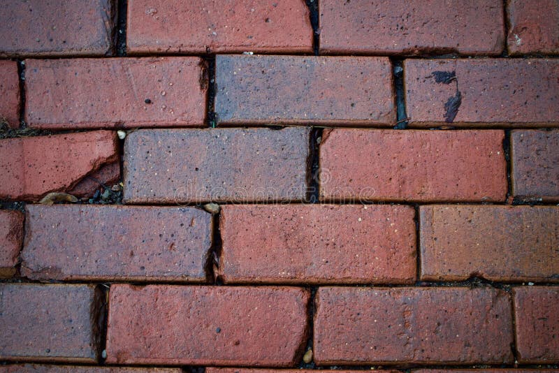 Red Brick Pavement Background Stock Photo - Image of city, block: 268371474