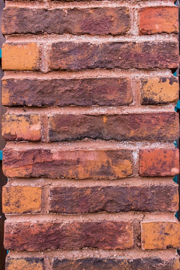 Red brick and pillar stock photo. Image of bricklaying - 89554060