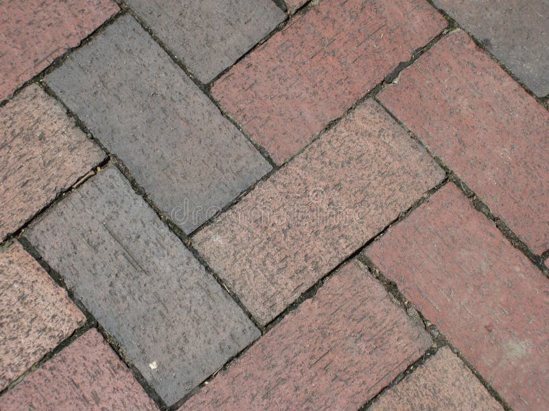 Red Brick Road for Background Stock Photo - Image of road, pattern ...