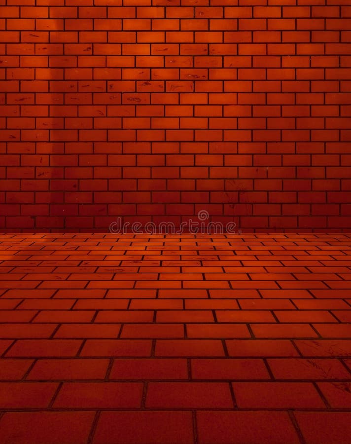 Red Brick Room stock illustration. Illustration of brick - 13326262