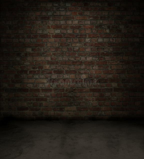 Red brick room stock illustration. Illustration of isolated - 7770537
