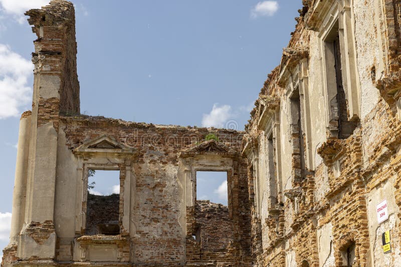 Damaged Red Bricks from the Wall of an Ancient Building Stock Image ...