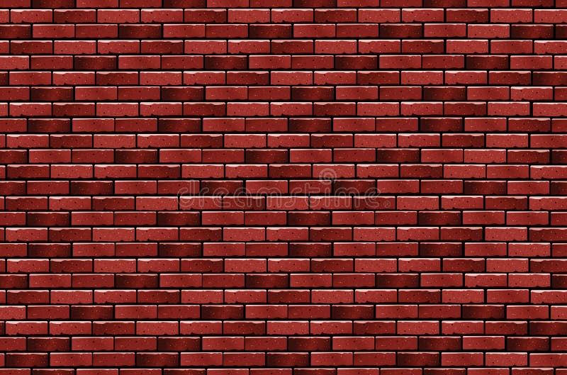 Red brick seamless pattern stock illustration. Illustration of masonry ...