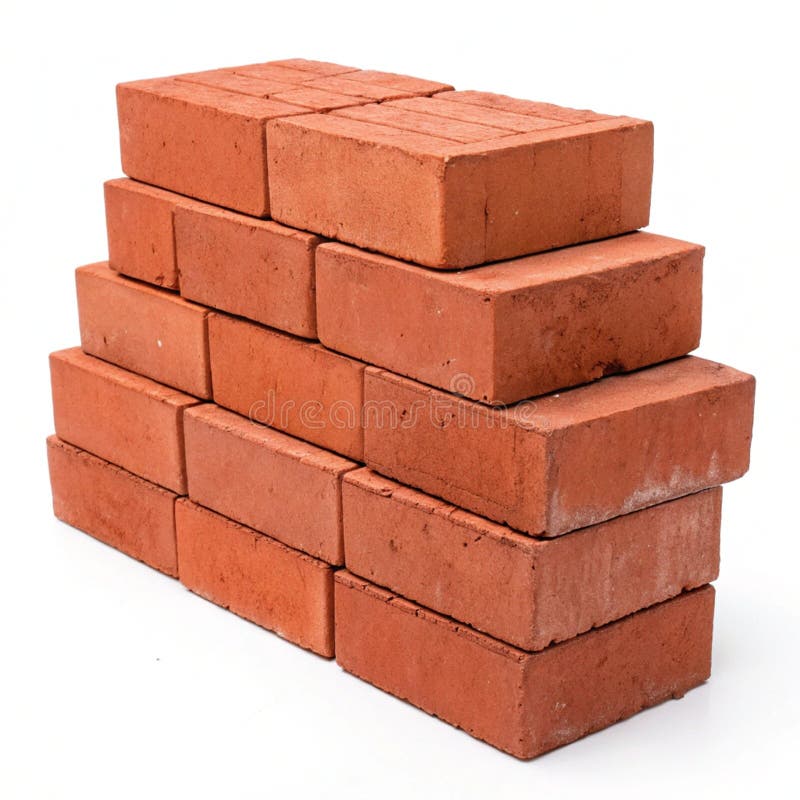 Red brick stack stock photo. Image of build, architecture - 50399202