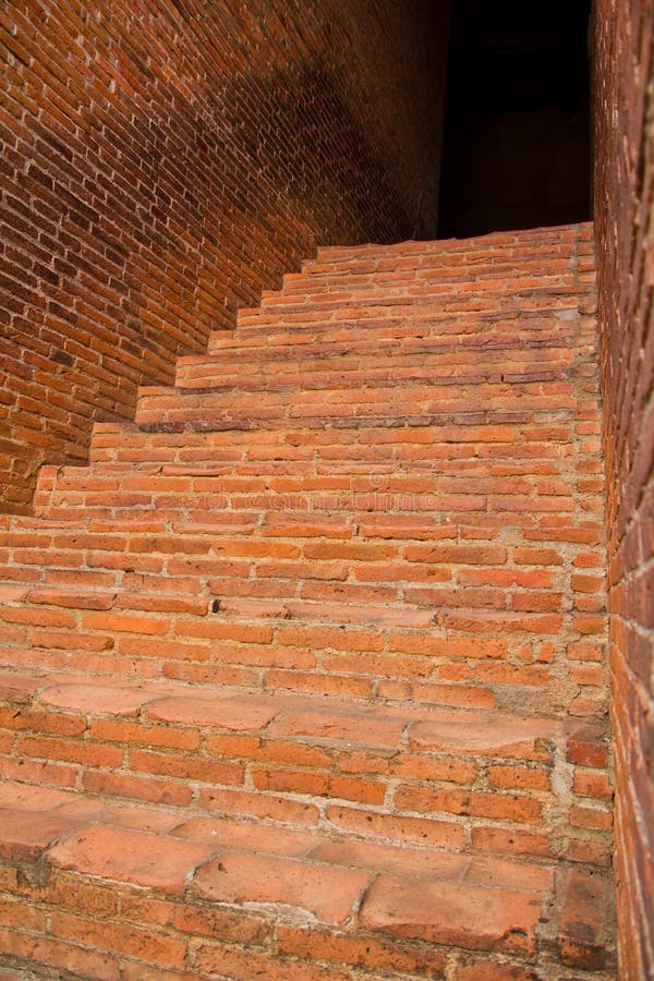 Red brick stairs stock image. Image of stone, outdoor - 38299779